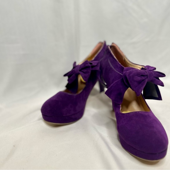 fereshte | Shoes | Purple Babydoll Heels | Poshmark